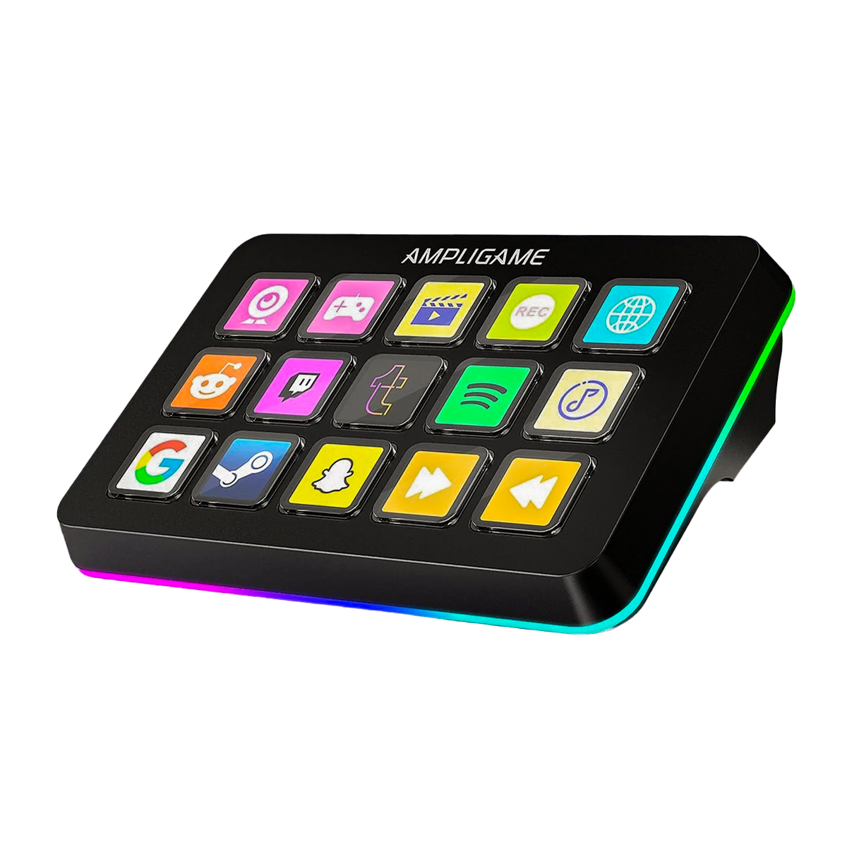 STREAMING DECK FIFINE D6 | LCD | 15 TECLAS | NEGRO